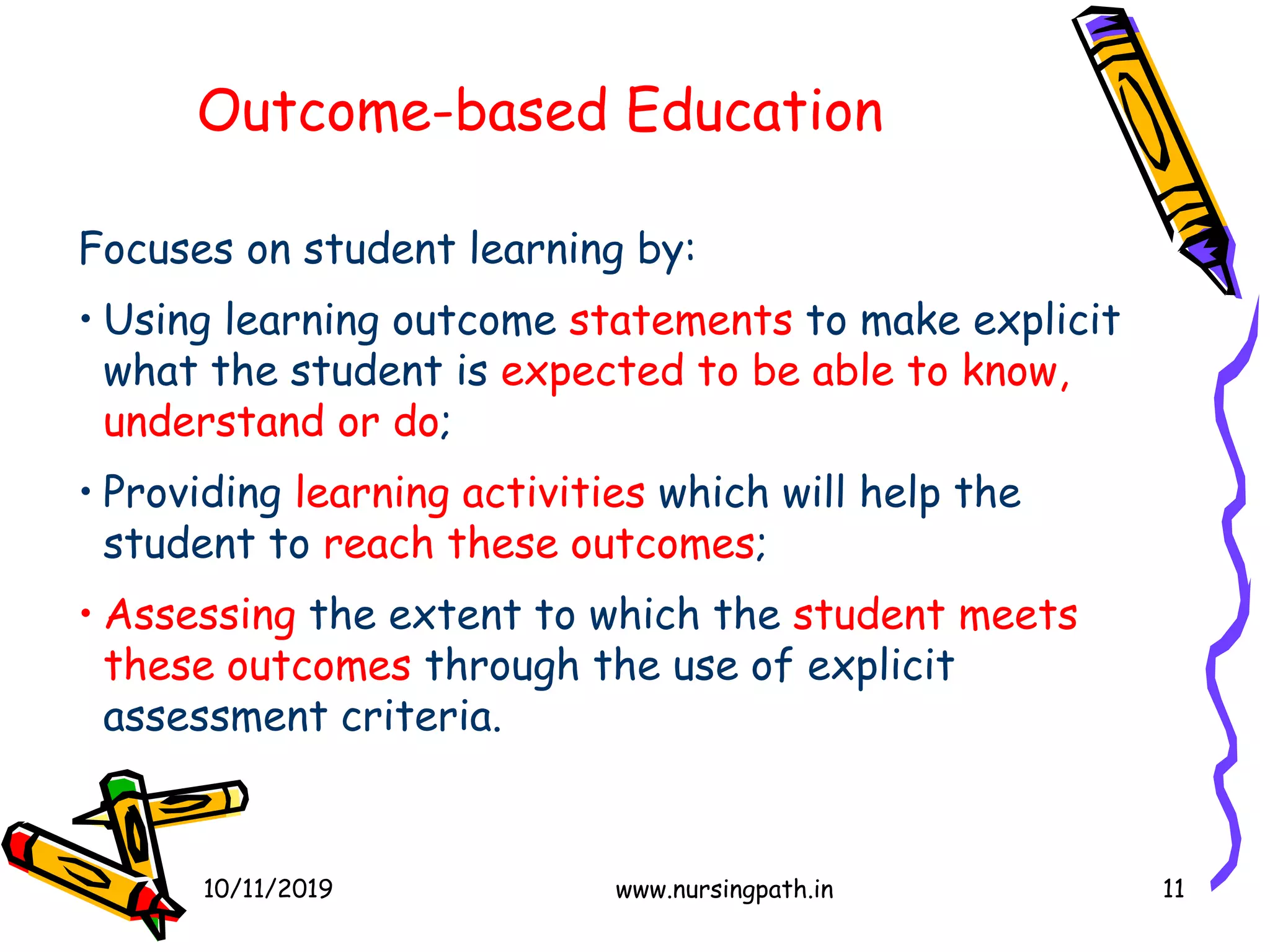 Outcome based education | PDF