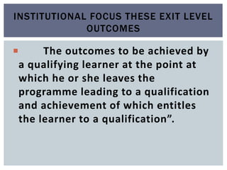 Outcome base education | PPTX