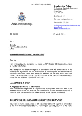 Outcome letter co 632 18 | PDF
