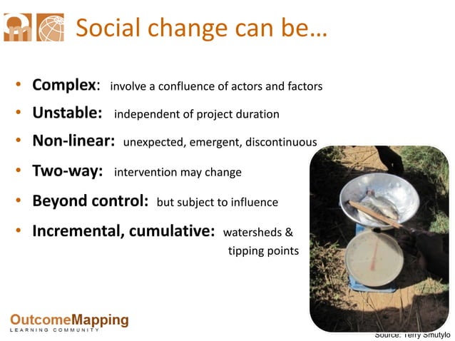 Workshop: Outcome mapping (modified from Outcome Mapping Learning ...