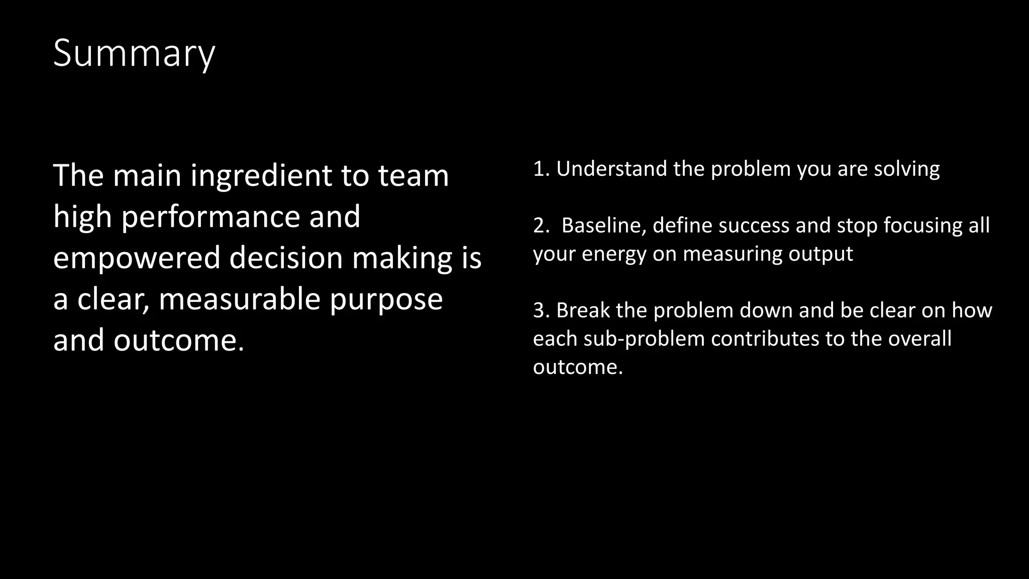 Outcome Over Output - And why should we care? | PPTX