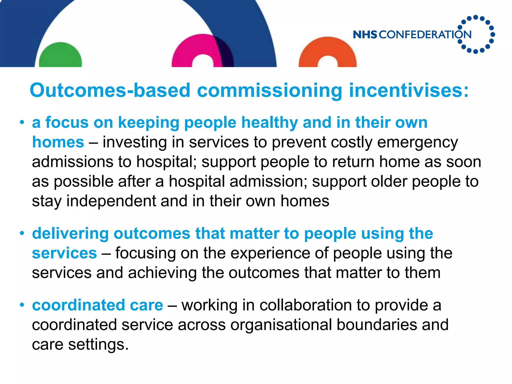 Outcomes based-commissioning | PPTX