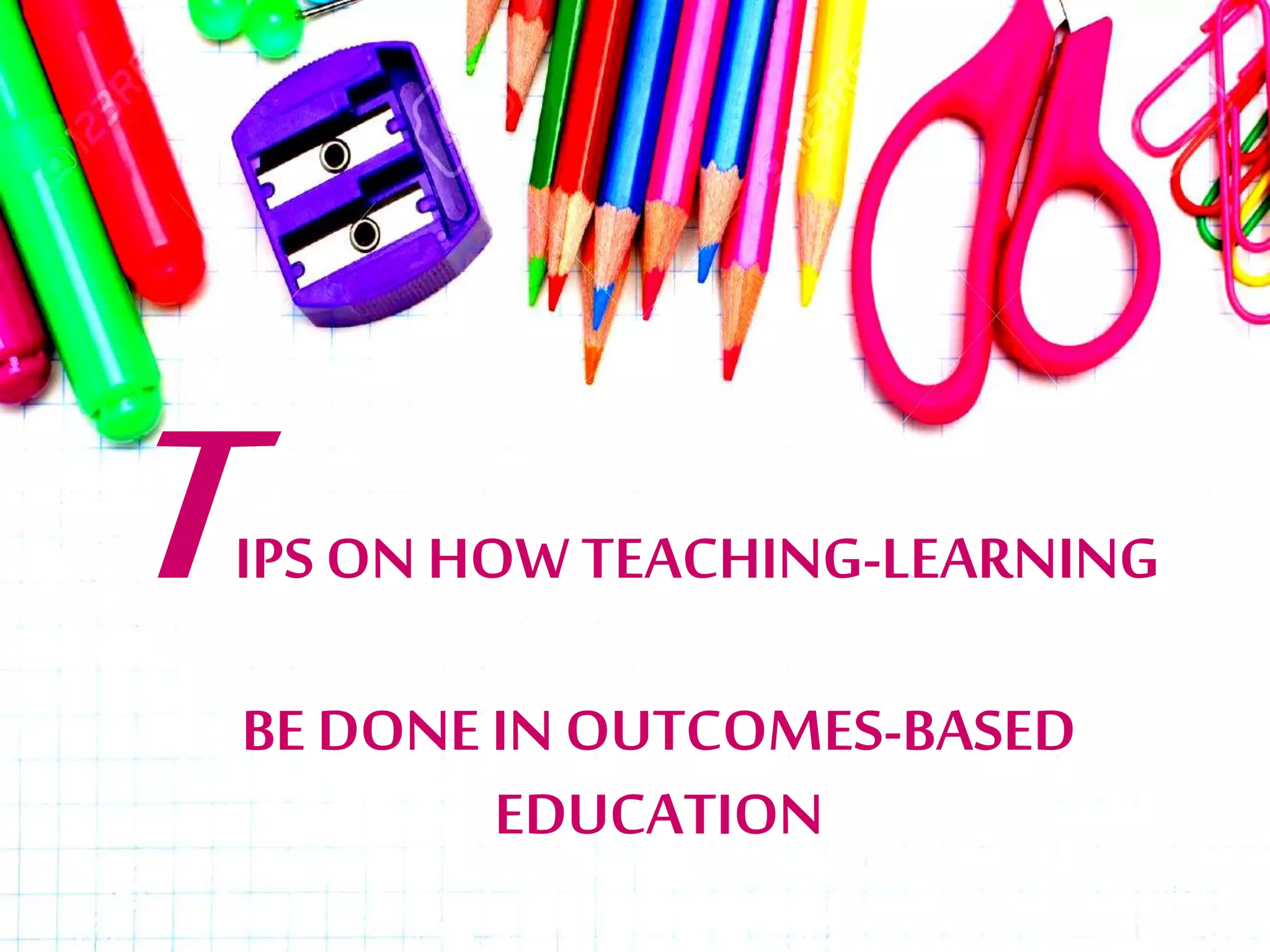 Outcomes Based-Education | PPTX