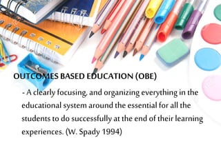 Outcomes Based-Education | PPTX