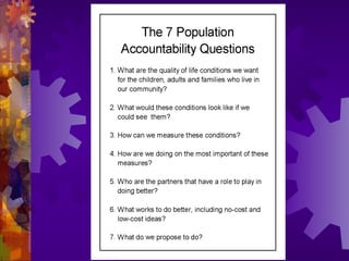 Outcomes based accountability in a nutshell | PPT
