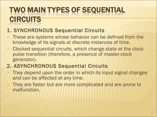 sequential circuits | PPT