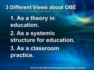 Outcomes based education | PPTX