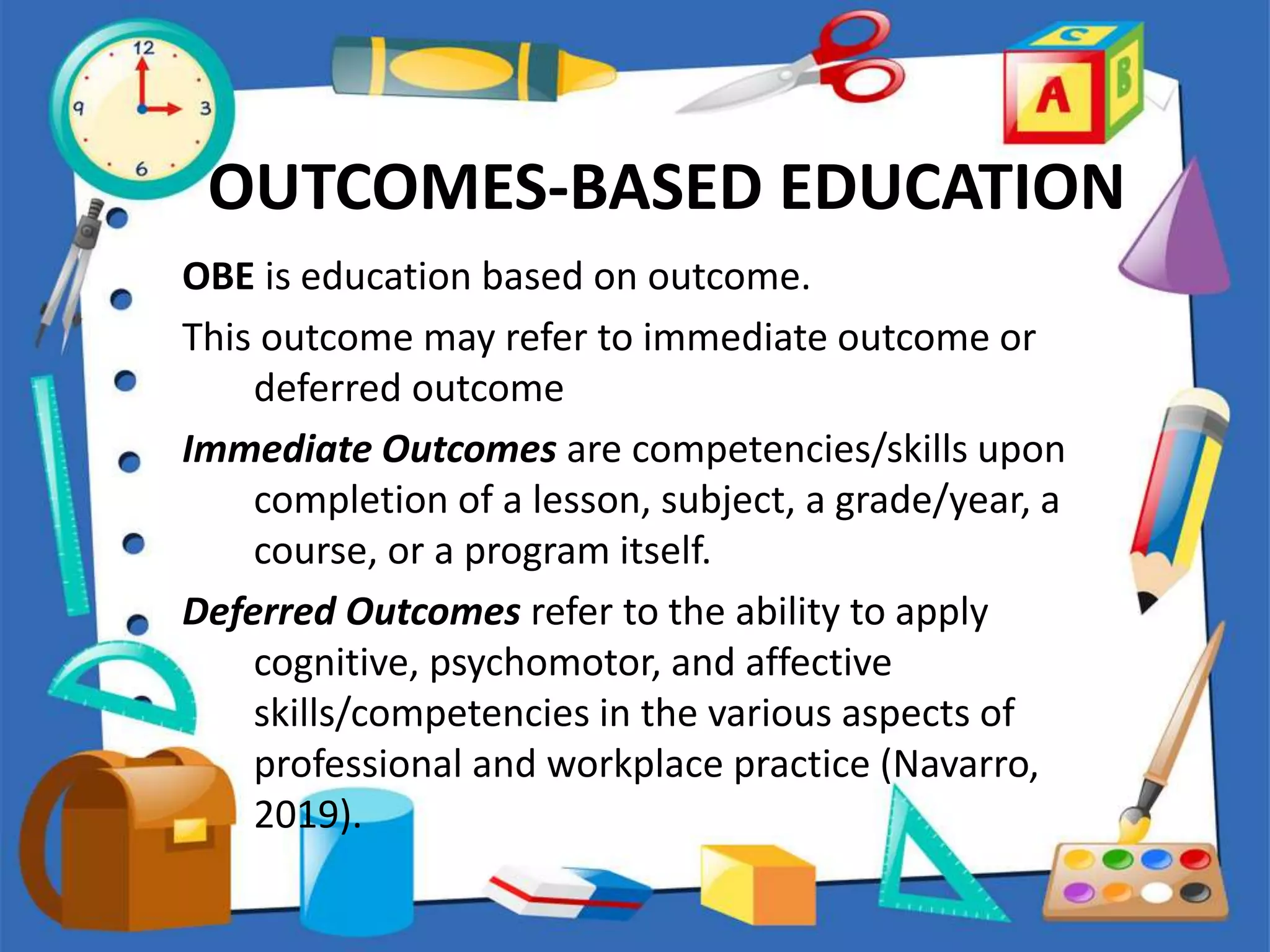 Outcomes Based Education and Assessment.pptx
