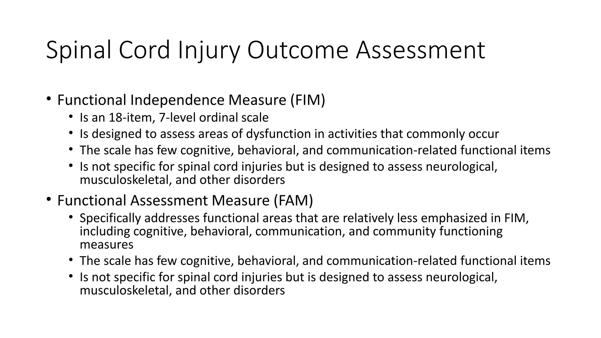 Outcome scales | PPTX