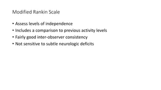 Outcome scales | PPTX