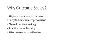 Outcome scales | PPTX