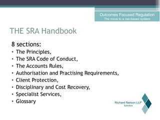 Outcomes focused regulation | PPT