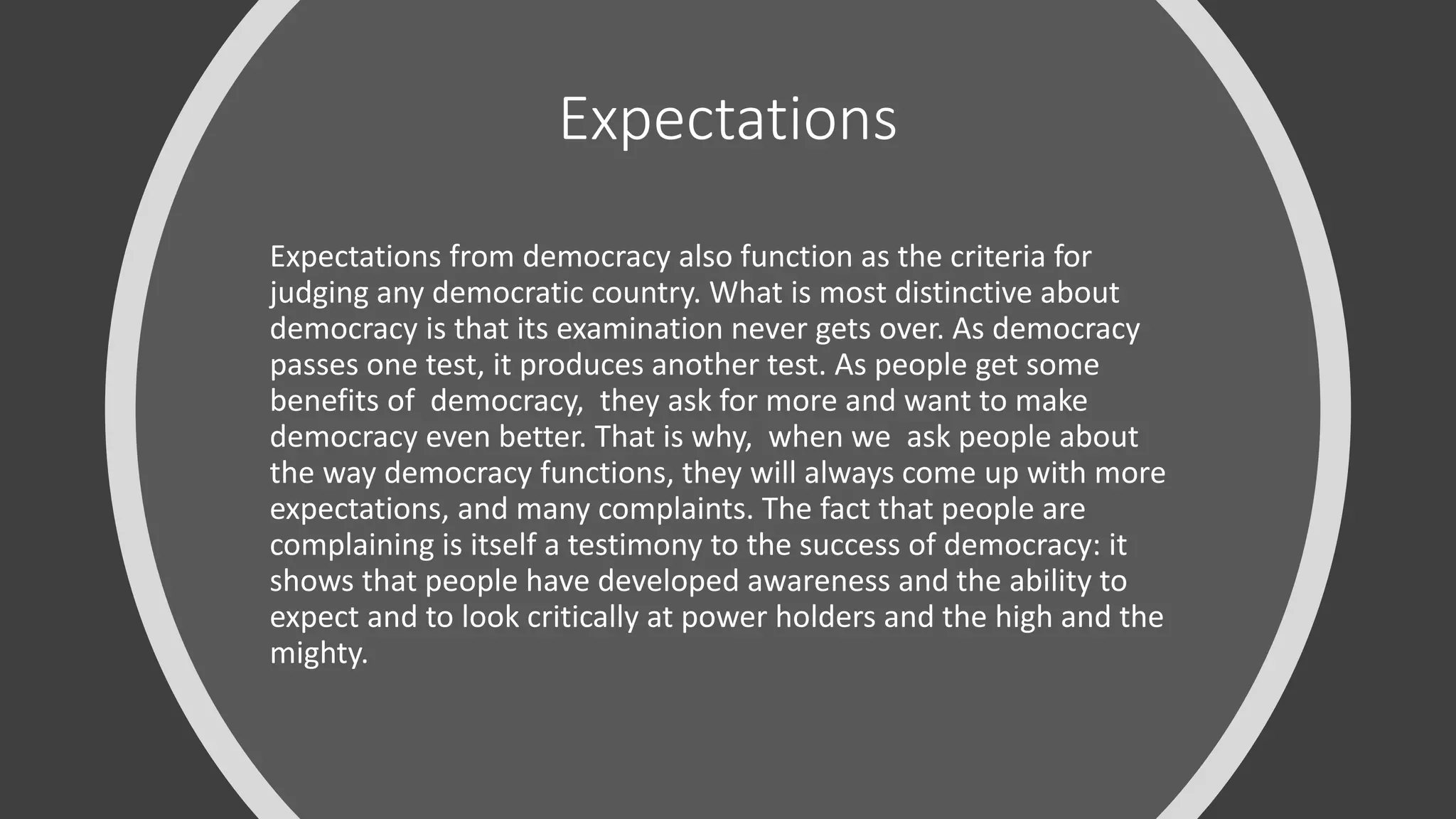 Outcomes of Democracy | PPTX