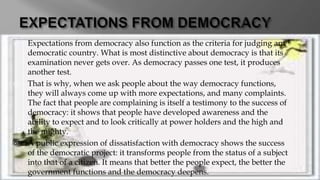 Outcomes of Democracy | PPTX