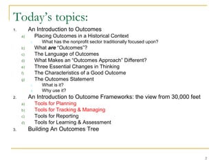 Outcomes presentation | PPT