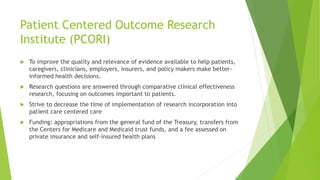 Outcomes research | PPTX