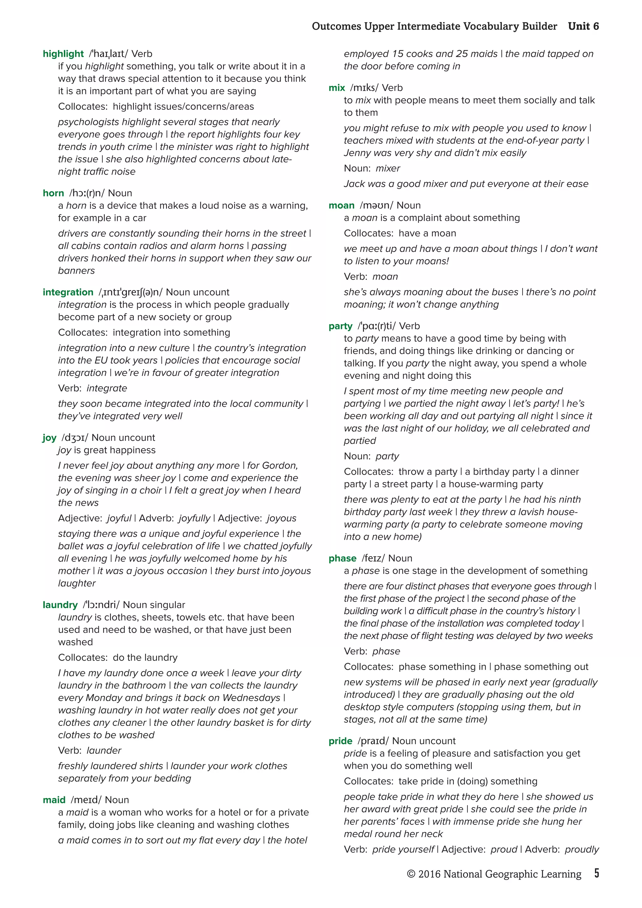 Outcomes upper int_vocabbuilder_unit6_0 | PDF