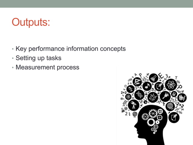 Outcomes vs outputs | PDF