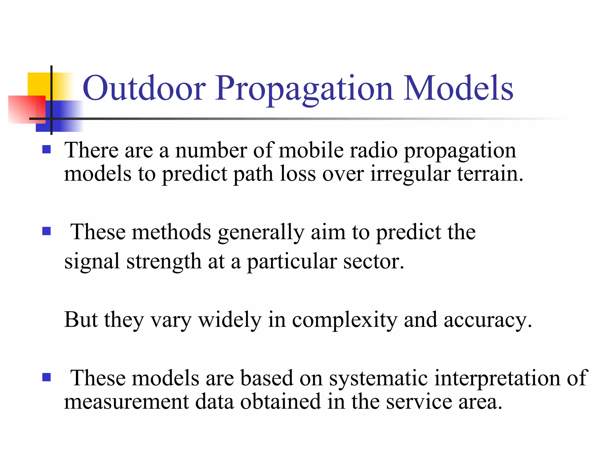 Outdoor indoor Propagation | PPT