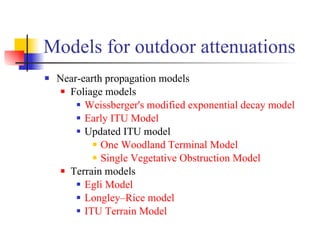 Outdoor indoor Propagation | PPT