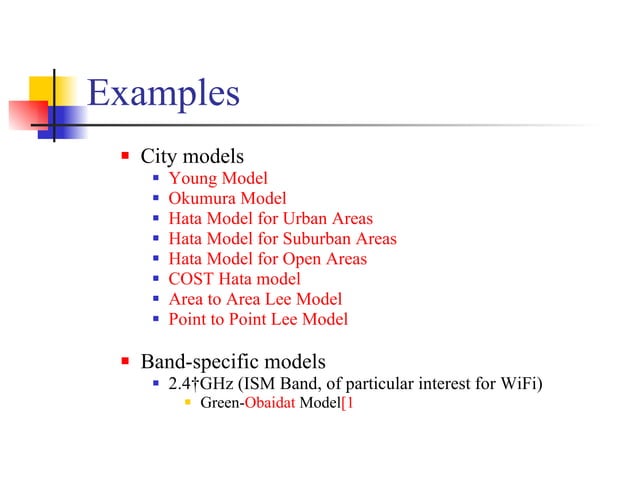 Outdoor Indoor Propagation Ppt