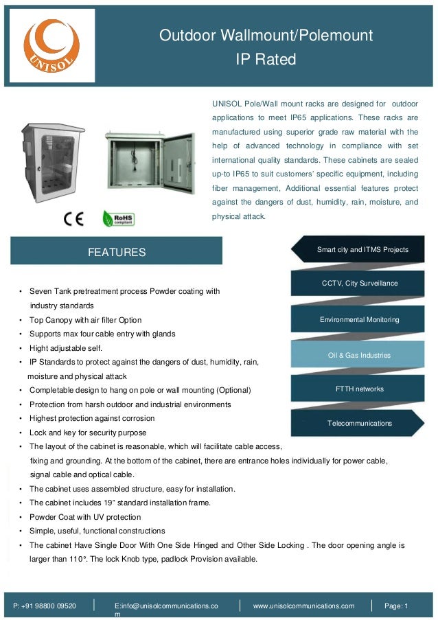 Outdoor Rack-Polemount or Wallmount | PPTX