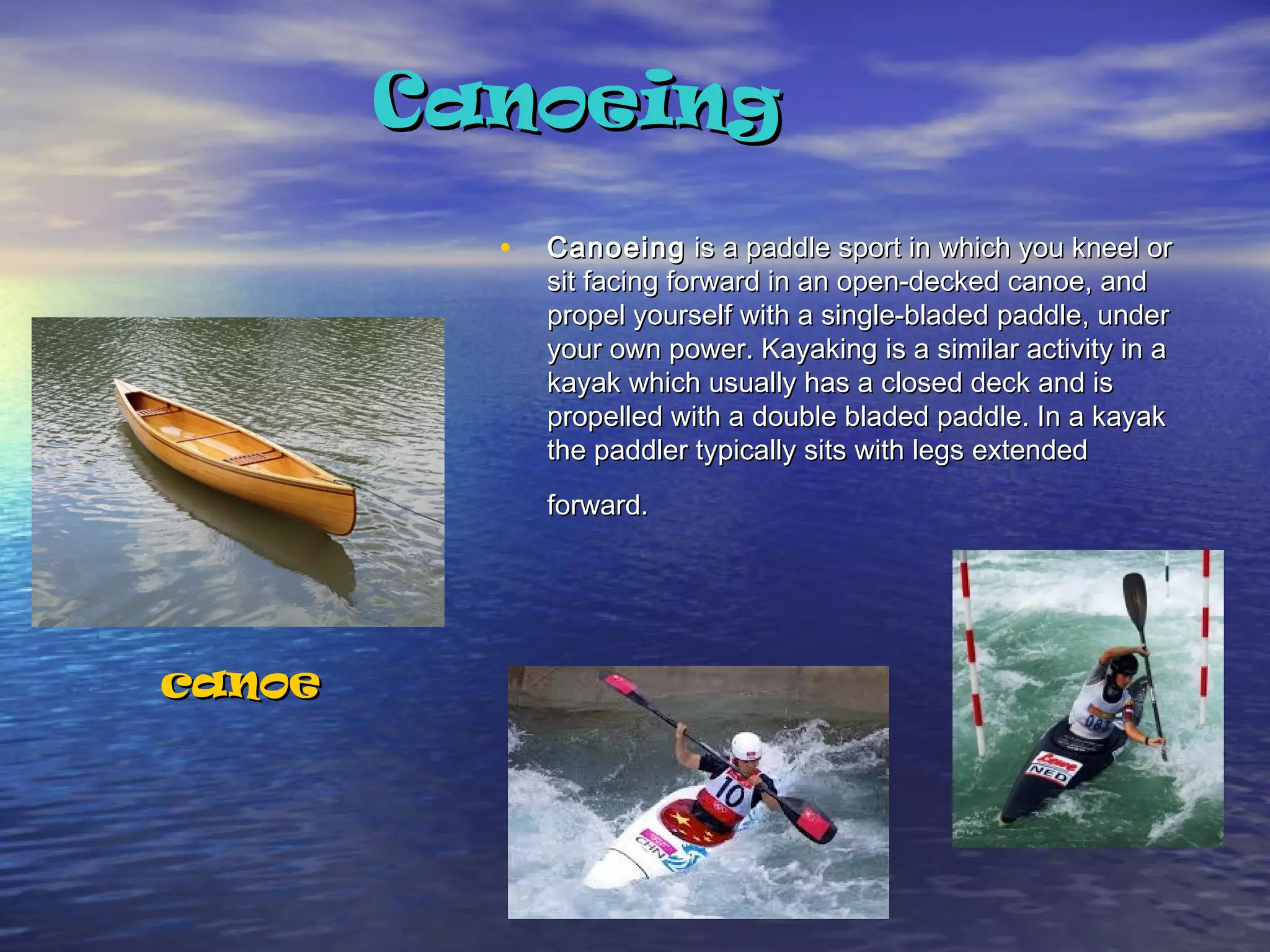 Outdoor activities VII4 | PPT