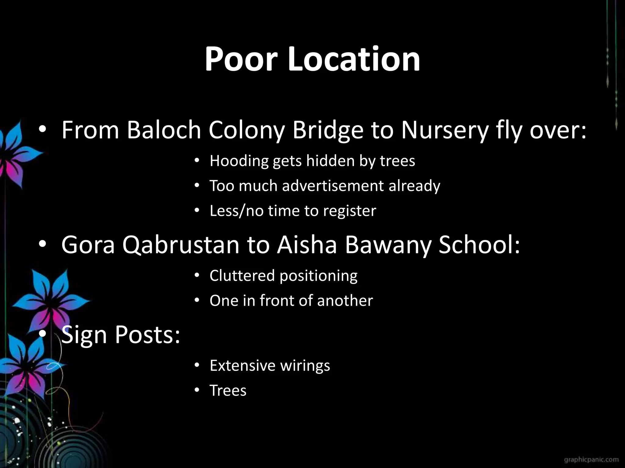 Outdoor advertisement analysis | PPTX