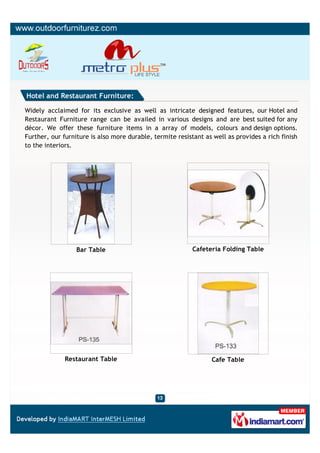 Metro Plus Life Style, New Delhi, Rattan Sofa Set | PDF