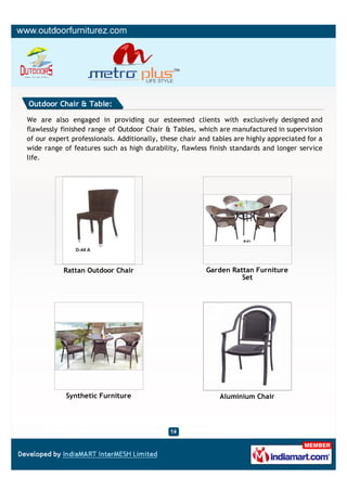 Metro Plus Life Style, New Delhi, Rattan Sofa Set | PDF