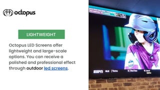 Outdoor Led Screens | PDF | Outdoor Decorating | Home & Garden