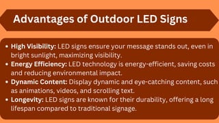 Outdoor Led Signs | PPT