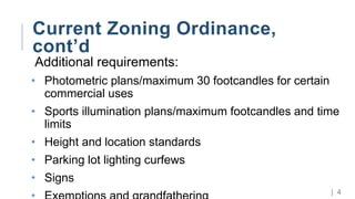Outdoor Lighting Zoning Ordinance Amendment | PPTX