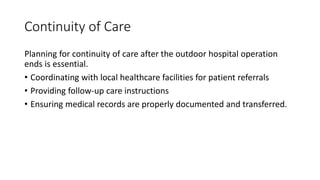 Outdoor Management hospital manage related to outdoor | PPTX | First ...