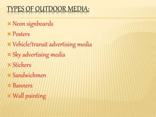 Outdoor media | PPTX