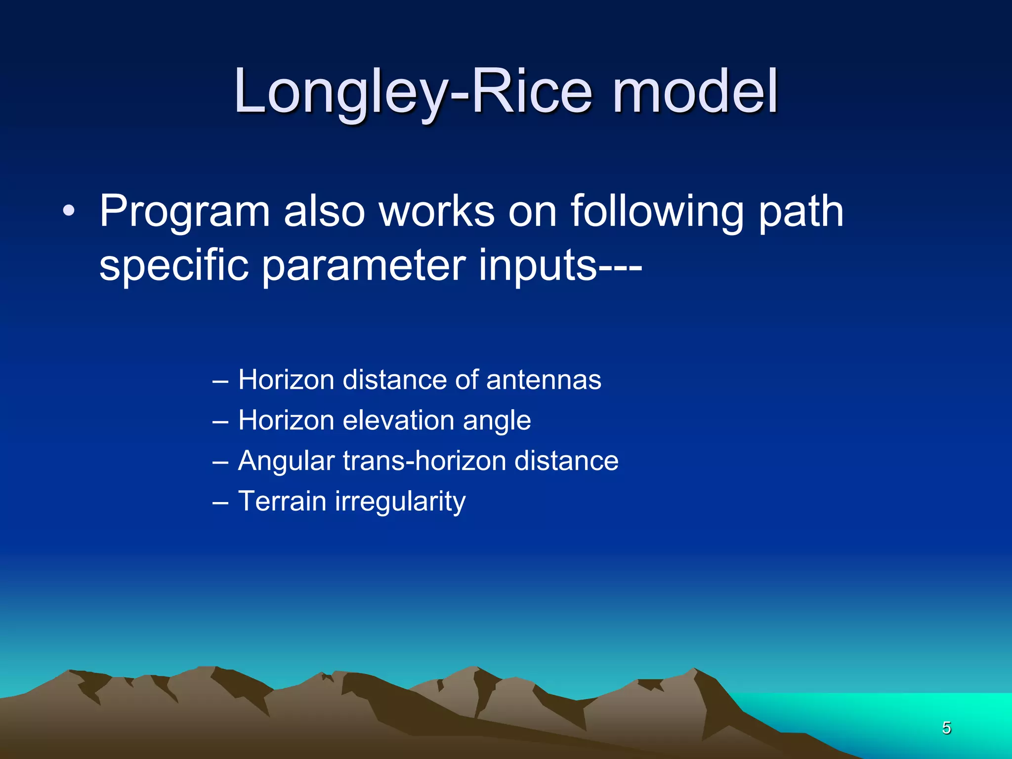 Outdoor propagatiom model | PPTX