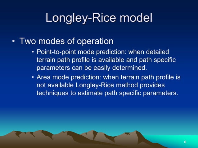 Outdoor propagatiom model | PPTX