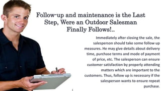 Outdoor salesman | PPTX