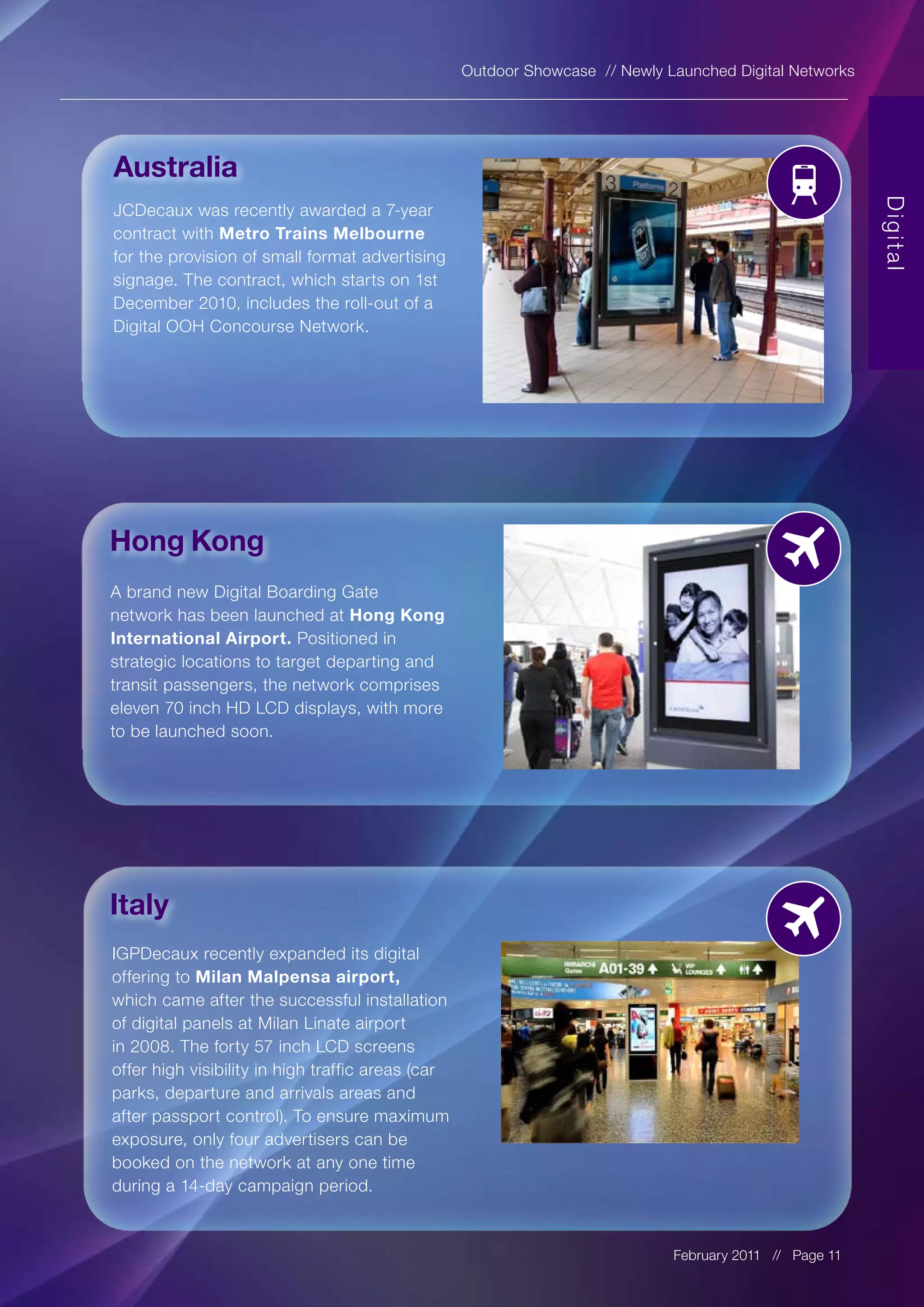 JCDecaux Outdoor showcase no_25 | PDF