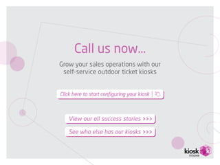 Outdoor Ticketing Kiosks | PDF