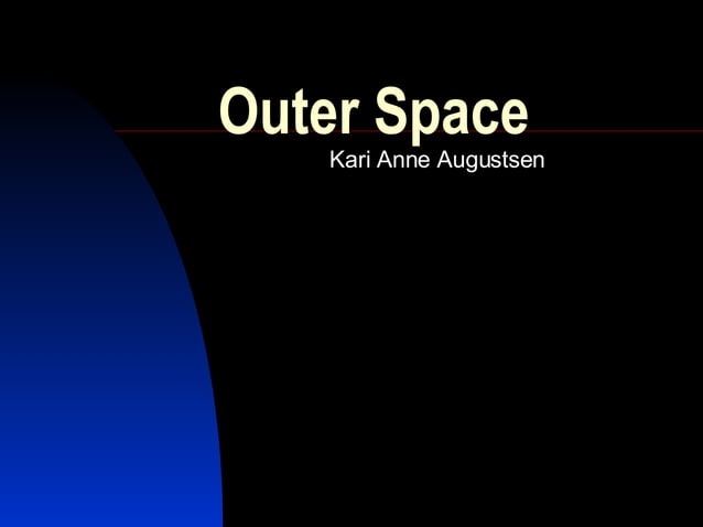 outer space | PPT