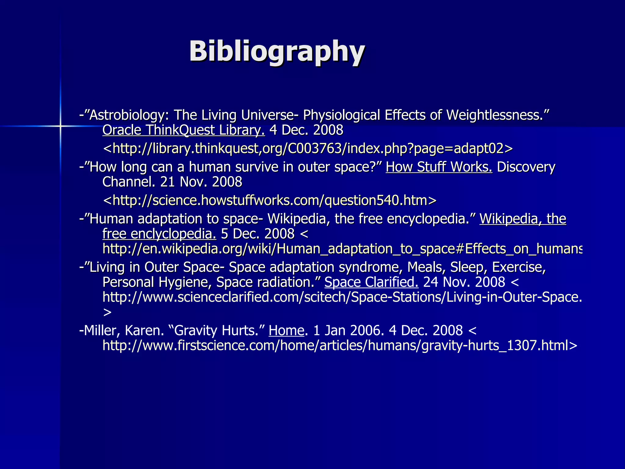 Outer Space Powerpoint | PPT