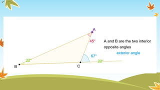 Outer angle | PPT