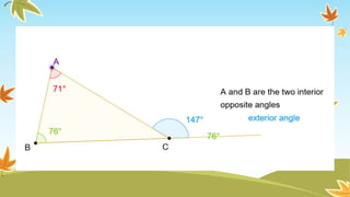 Outer angle | PPT