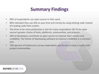 Outercurve foundation survey summary | PDF