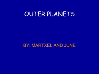 Outer planets | PPT