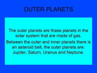 Outer planets | PPT