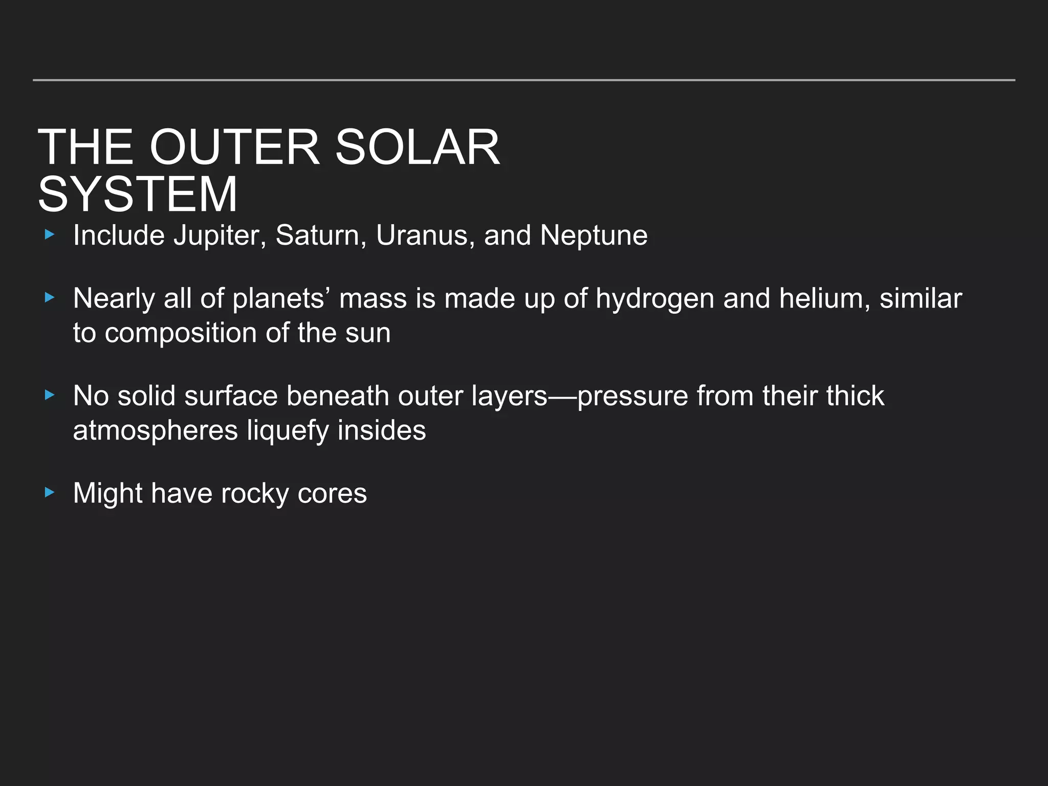 Outer solar system | PPTX