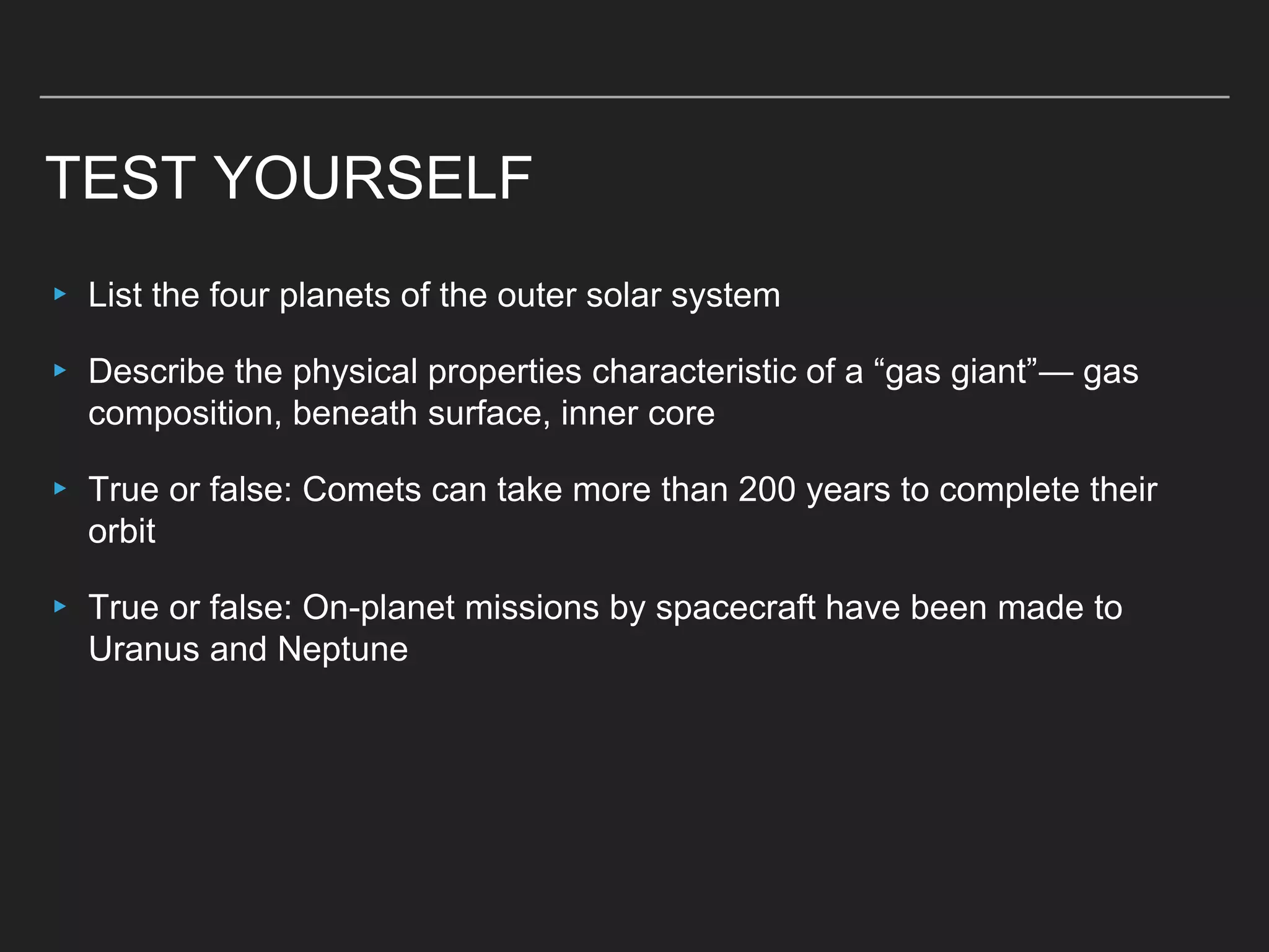 Outer solar system | PPTX