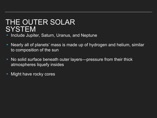 Outer solar system | PPT